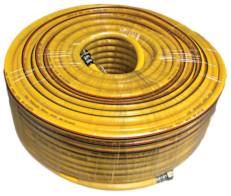 10 mm Fabric Braid Hose - Yellow - 4,410 PSI[125 85.225.241] - BE ...